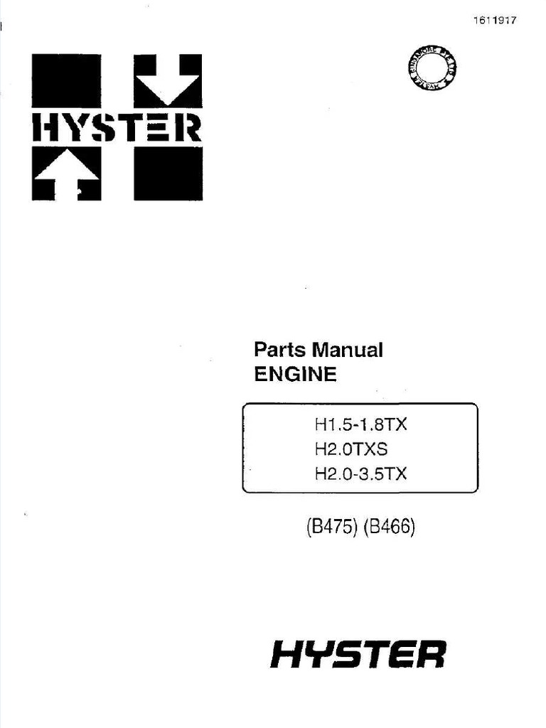 Hyster b466 | PDF