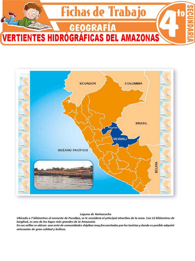 Vertientes Hidrograficas Del Amazonas para Cuarto Grado de Secundaria ...