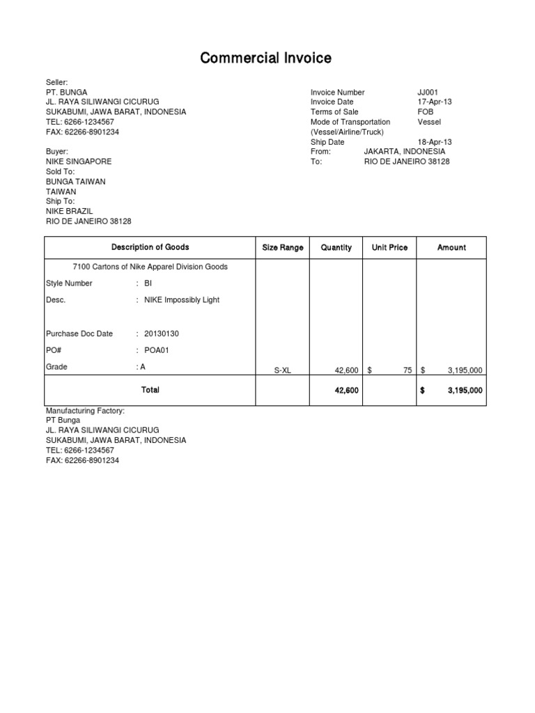 Invoice Sebelum EoI | PDF | Invoice | Supply Chain Management
