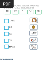 Letra P SILABA INICIAL | PDF