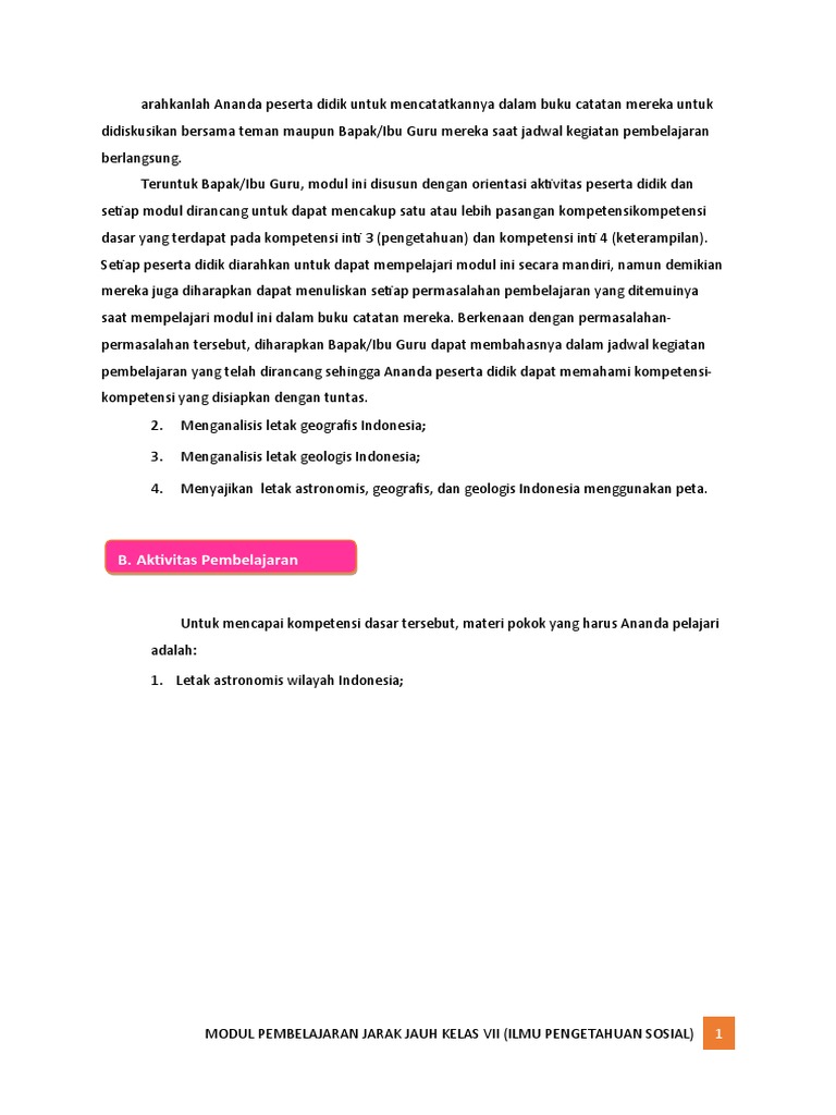 Modul Pertemuan 1 | PDF