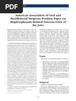 Aaoms Position Paper Mronj 2022 | PDF | Osteoporosis | Cancer