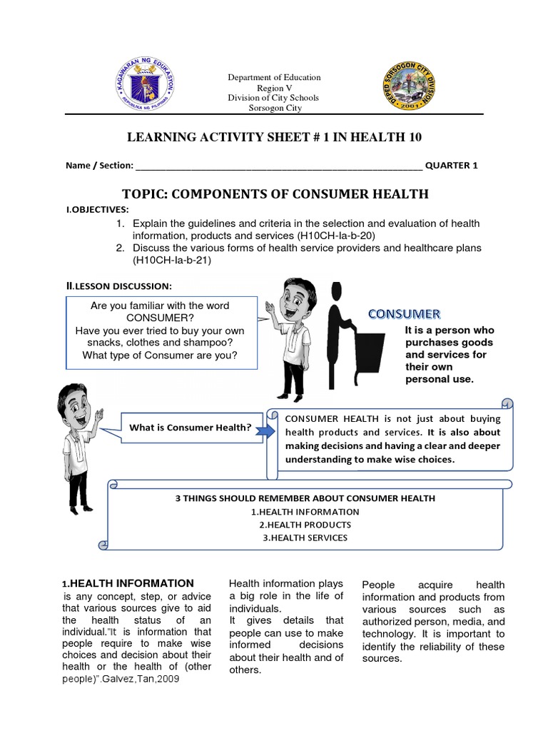 An Introduction to the Key Components of Consumer Health: Health ...