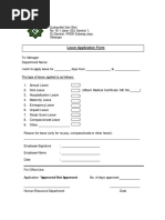 Leave Application For Umrah | PDF
