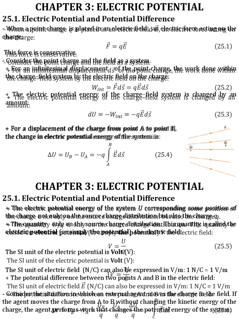Electric Potential Difference