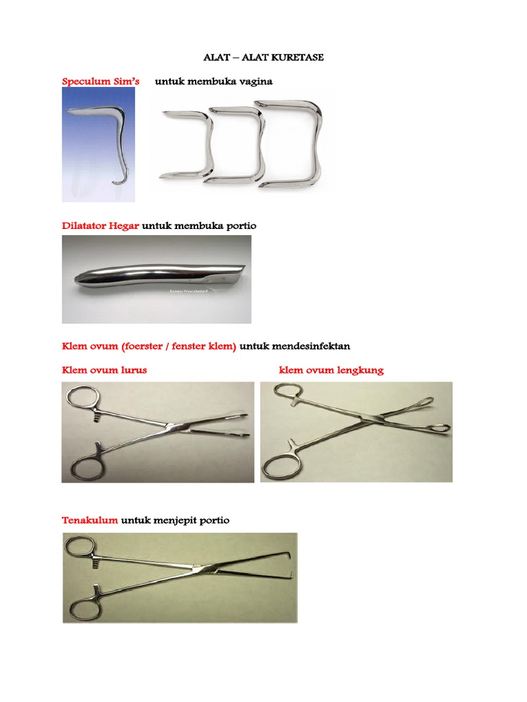 Alat Kuret | PDF
