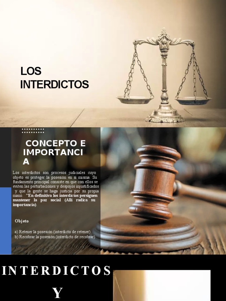 Los Interdictos | PDF