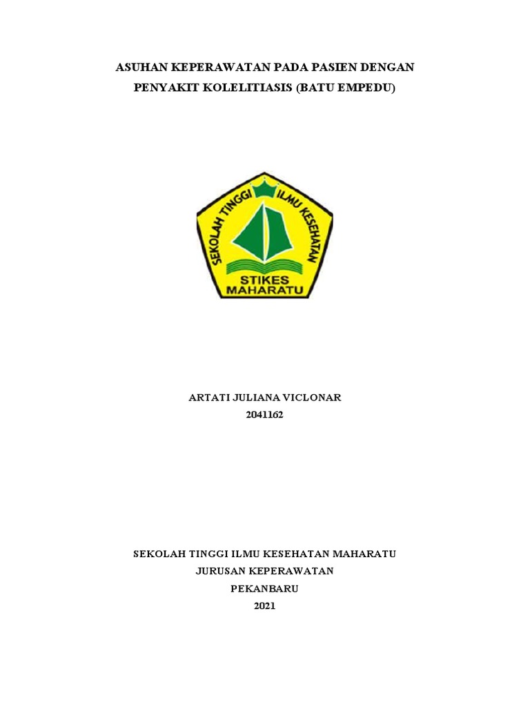 Asuhan Keperawatan Batu Empedu | PDF | Pengembangan Diri | Kesehatan Holistik