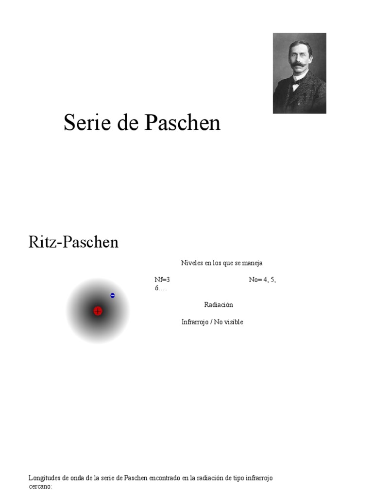 Serie de Paschen | PDF