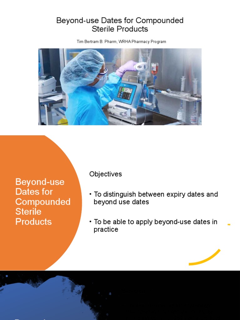 Beyond-Use Dates Octotober 2020 | PDF | Pharmacy | Sterilization ...