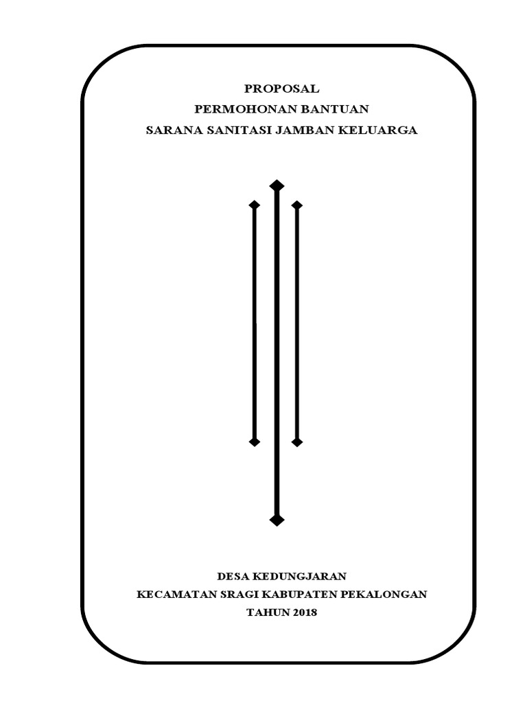 Permohonan Bantuan Jamban Keluarga 2018 | PDF