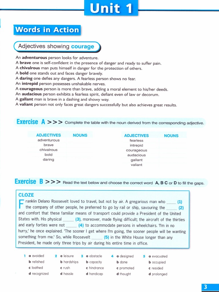 (Self-Study Week 1) Advanced Vocab Unit 1 | PDF | Semantic Units