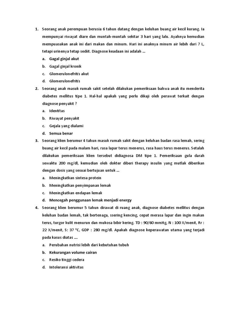 Kumpulan Soal Uas KMB | PDF