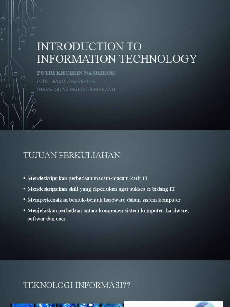 Introduction To Information Technology | PDF