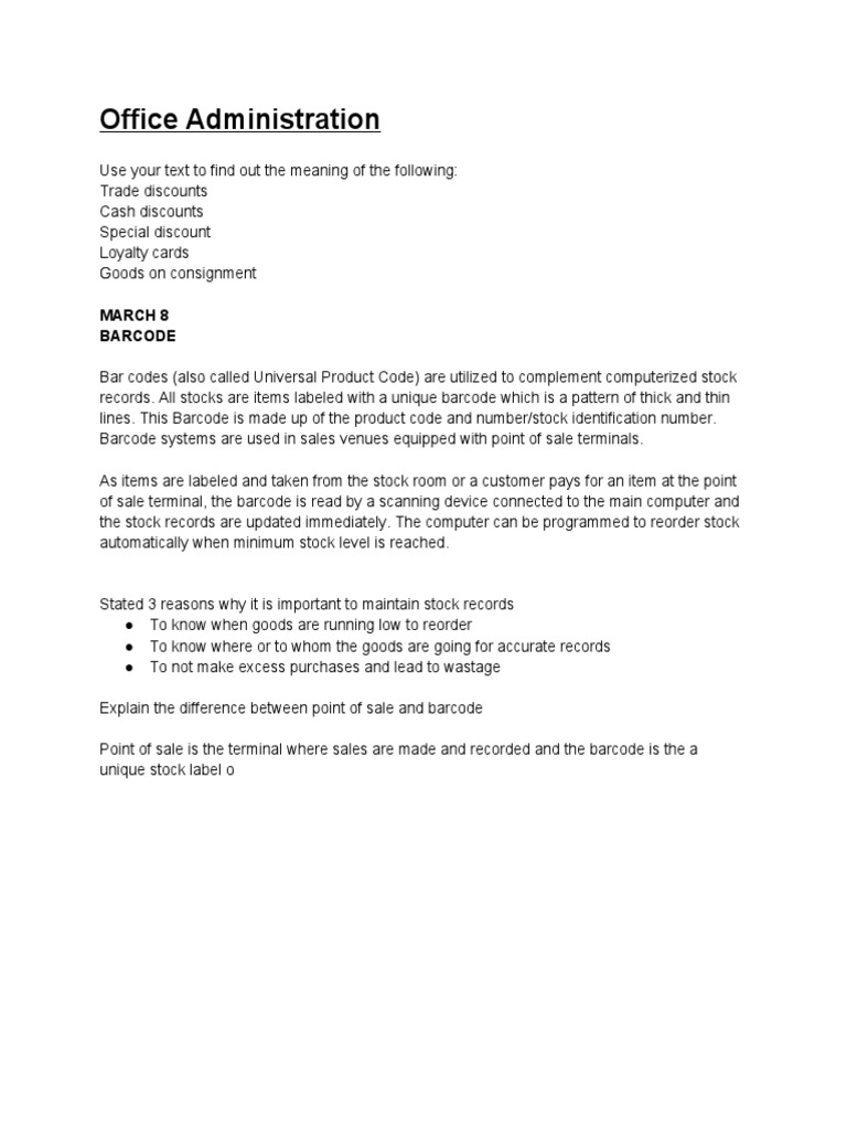 OFFICE ADMIN Notes | Download Free PDF | Human Resource Management ...