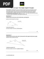 Area of Triangle: 1/2abSin(C) Worksheet | PDF | Area | Triangle
