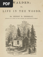 Thoreau - Where I Lived and What I Lived For | PDF | Walden | Henry ...