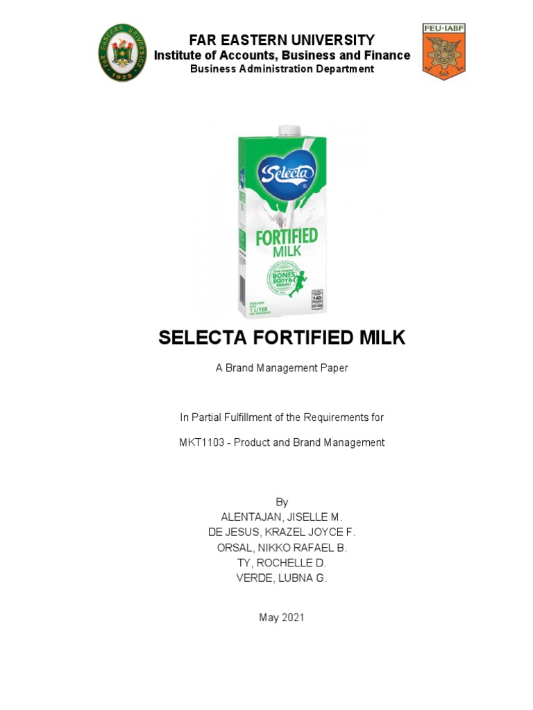 Selecta Fortified Milk | PDF | Retail | Advertising