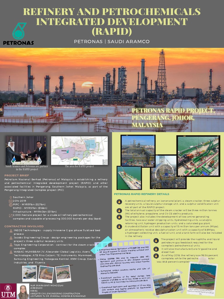Petronas RAPID Refinery Overview | PDF | Oil Refinery | Petrochemical