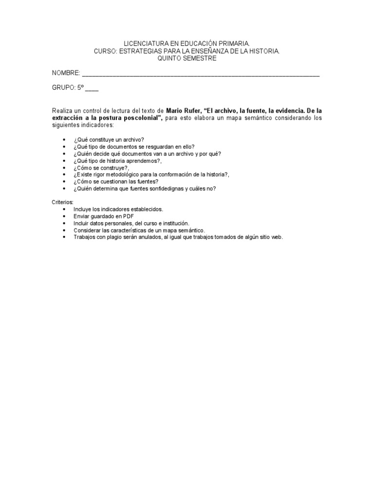 Ficha, Mario Rufer | PDF