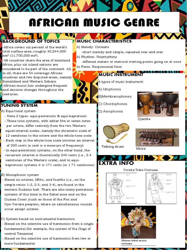 African Music Genre | PDF | Scale (Music) | Cent (Music)