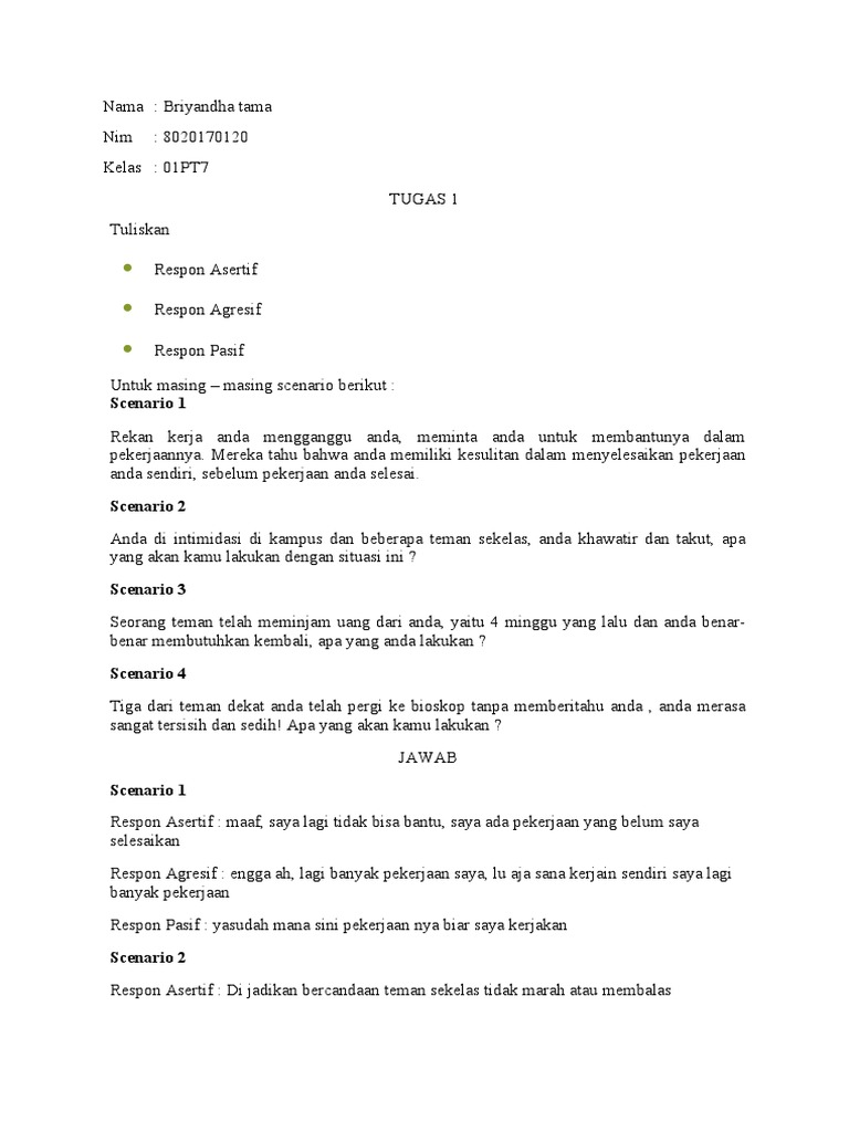 Tugas Pertemuan 5 Kap | PDF