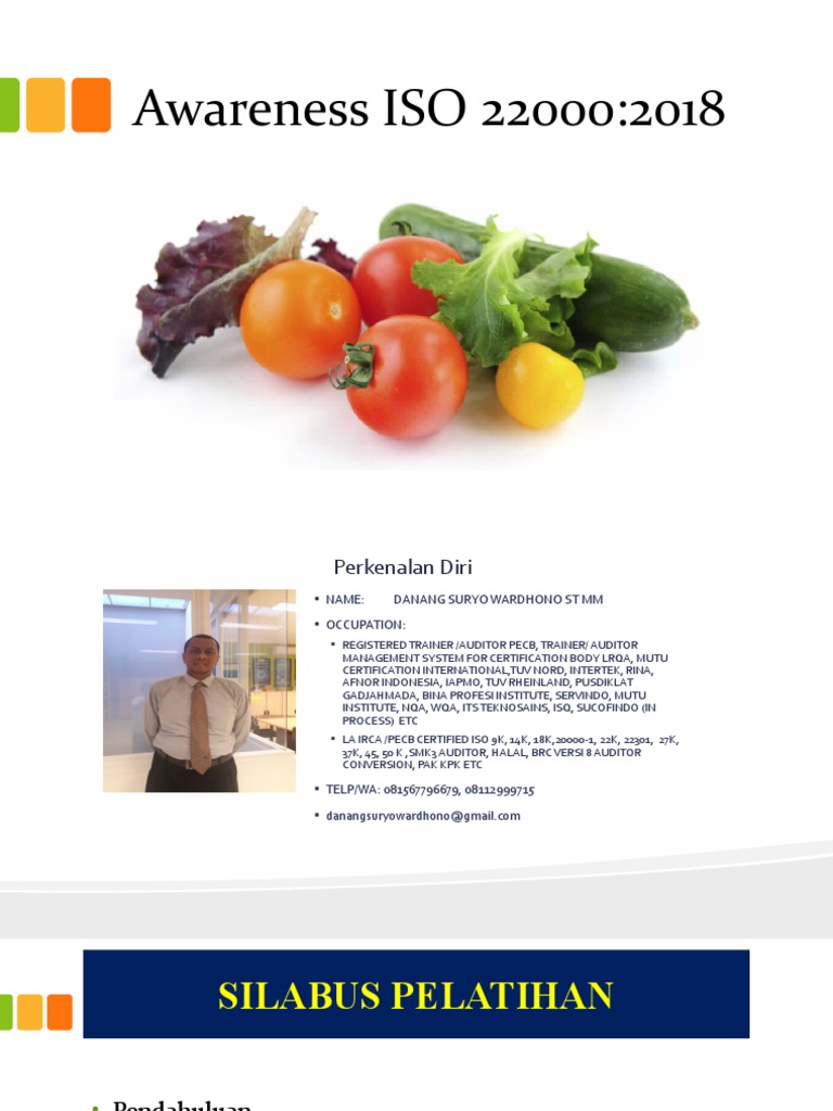 Awareness ISO 22000 Simpel | PDF