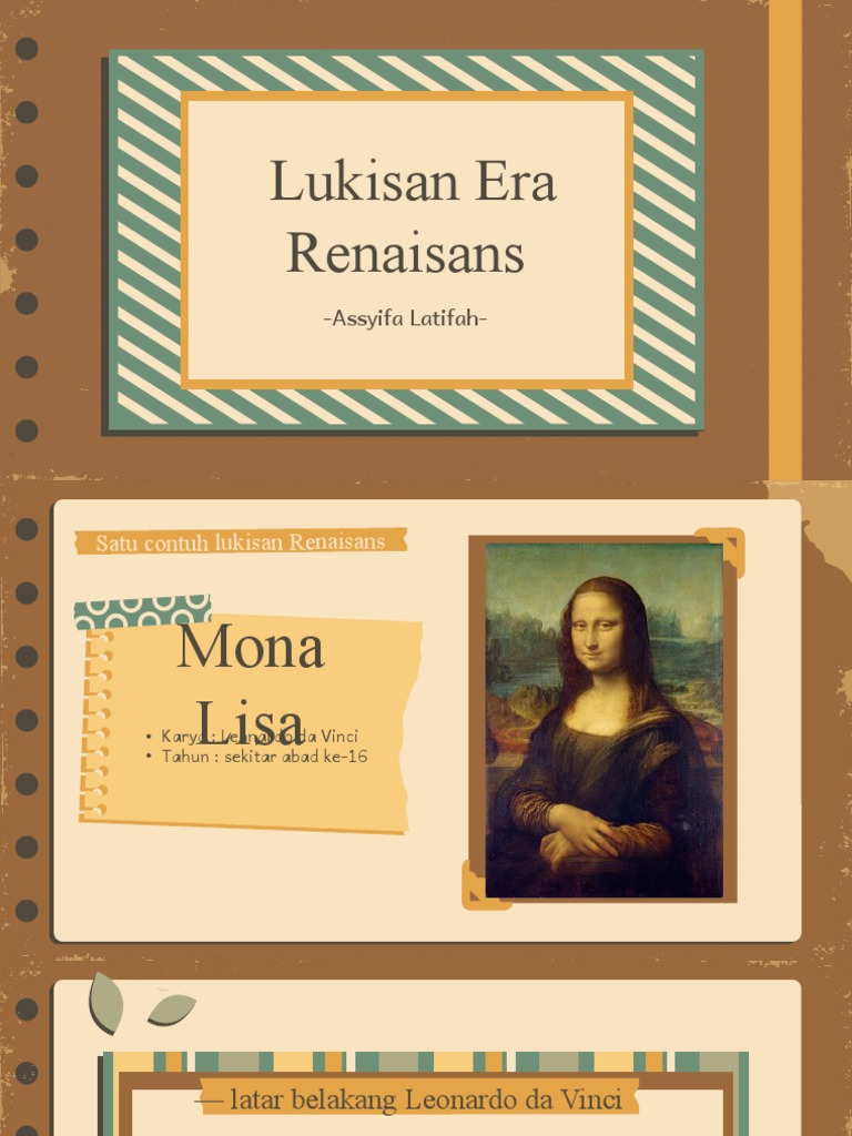Analisis Estetika Lukisan Mona Lisa | PDF