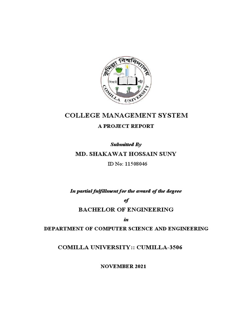 College Management System Overview | PDF | Databases | Information ...