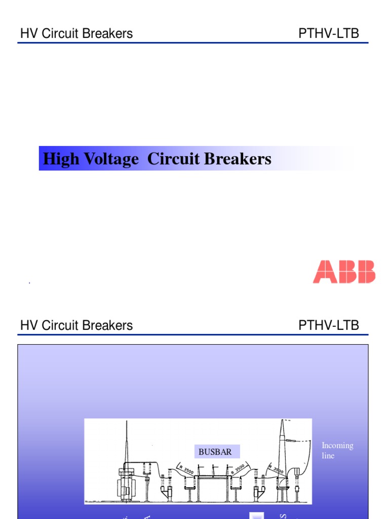 HV Circuit Breakers | Download Free PDF | Electrical Components | Equipment