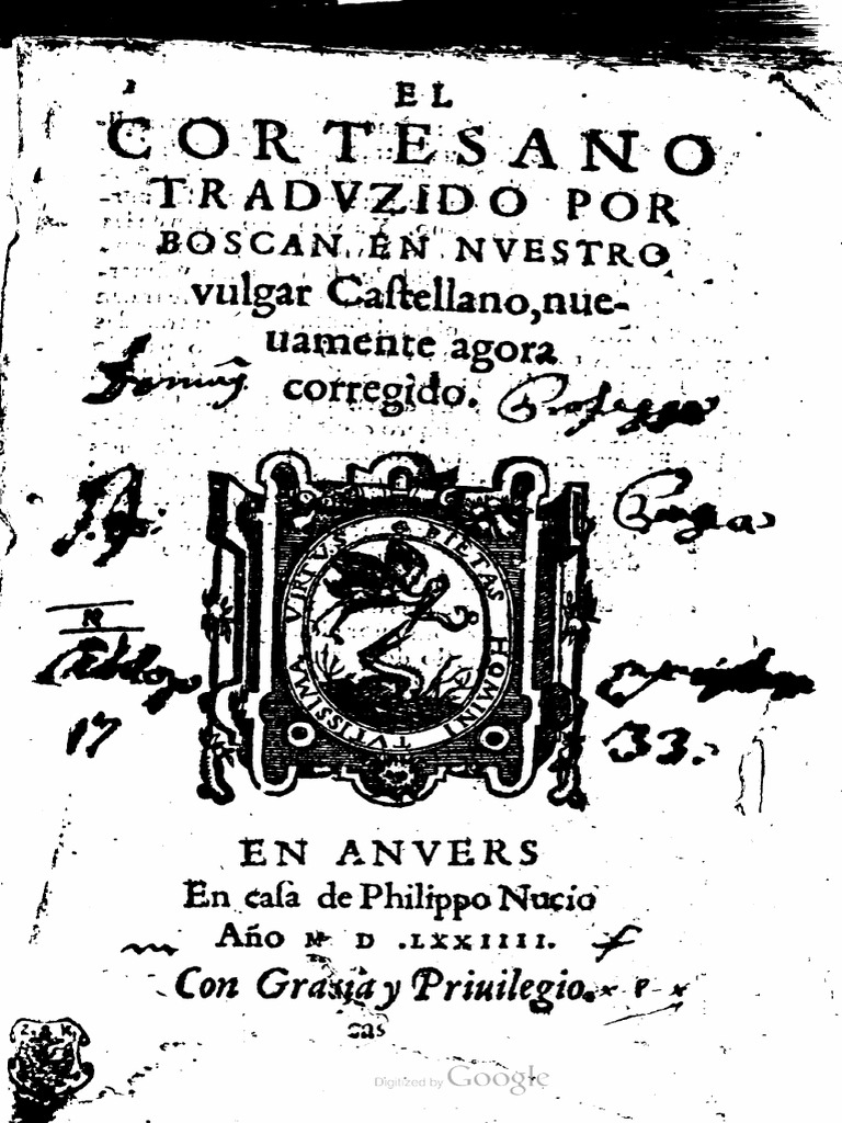 Castiglione - El Cortesano | PDF