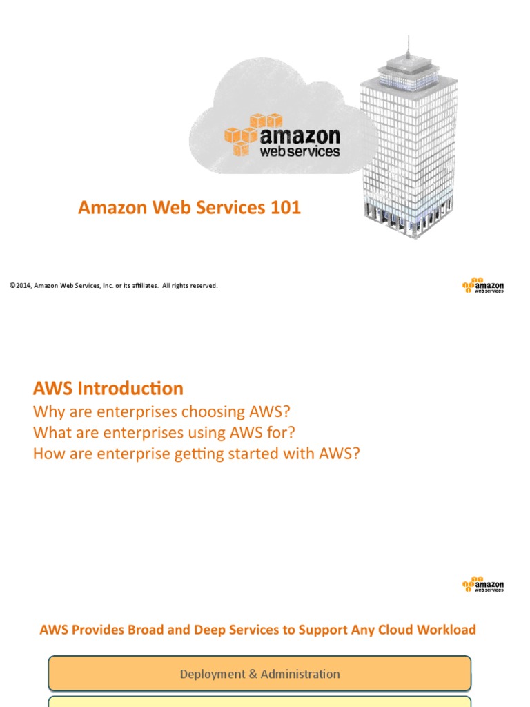 Aws 101 Presentation Deck August 2014 1 | PDF | Amazon Web Services ...