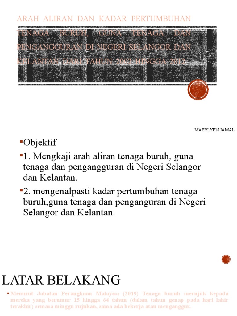 Arah Aliran Tenaga Buruh di Malaysia | PDF