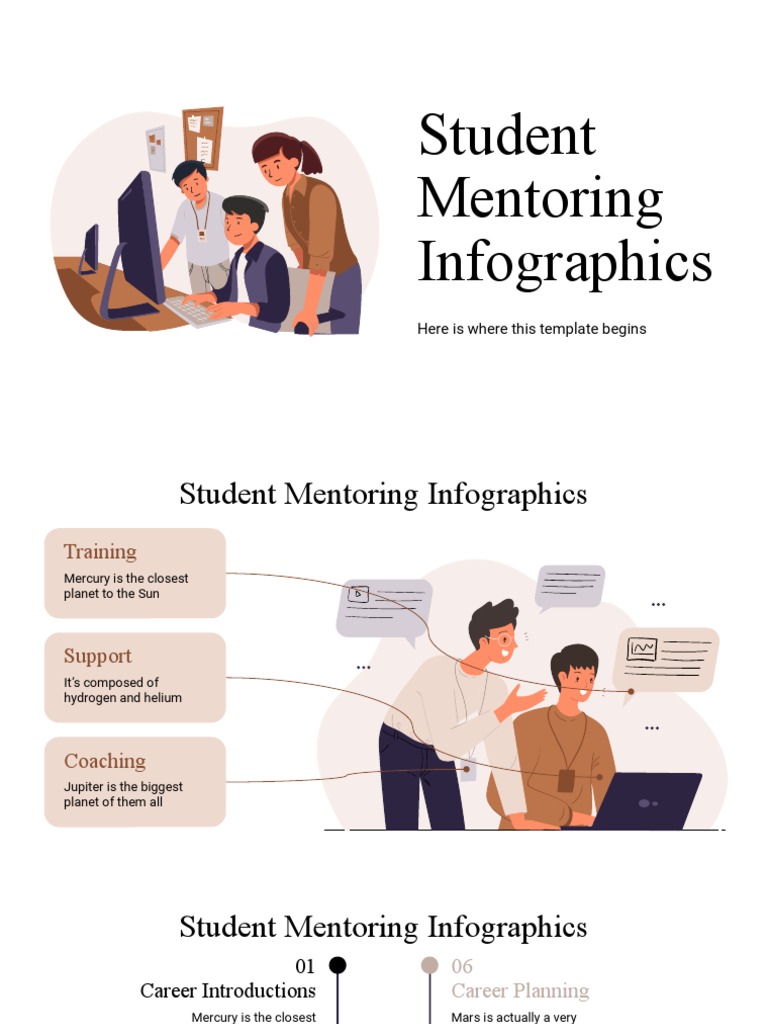 Student Mentoring Infographics by Slidesgo | PDF | Planets | Solar System