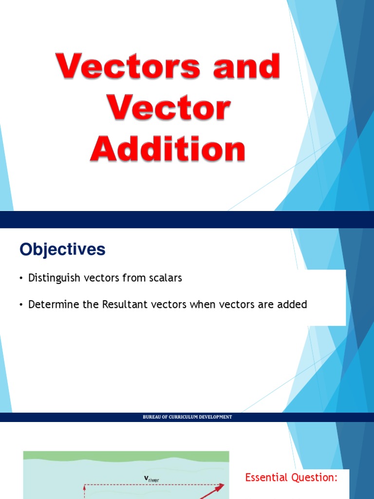 01 Vectors and Vector Addition | PDF | Euclidean Vector | Velocity