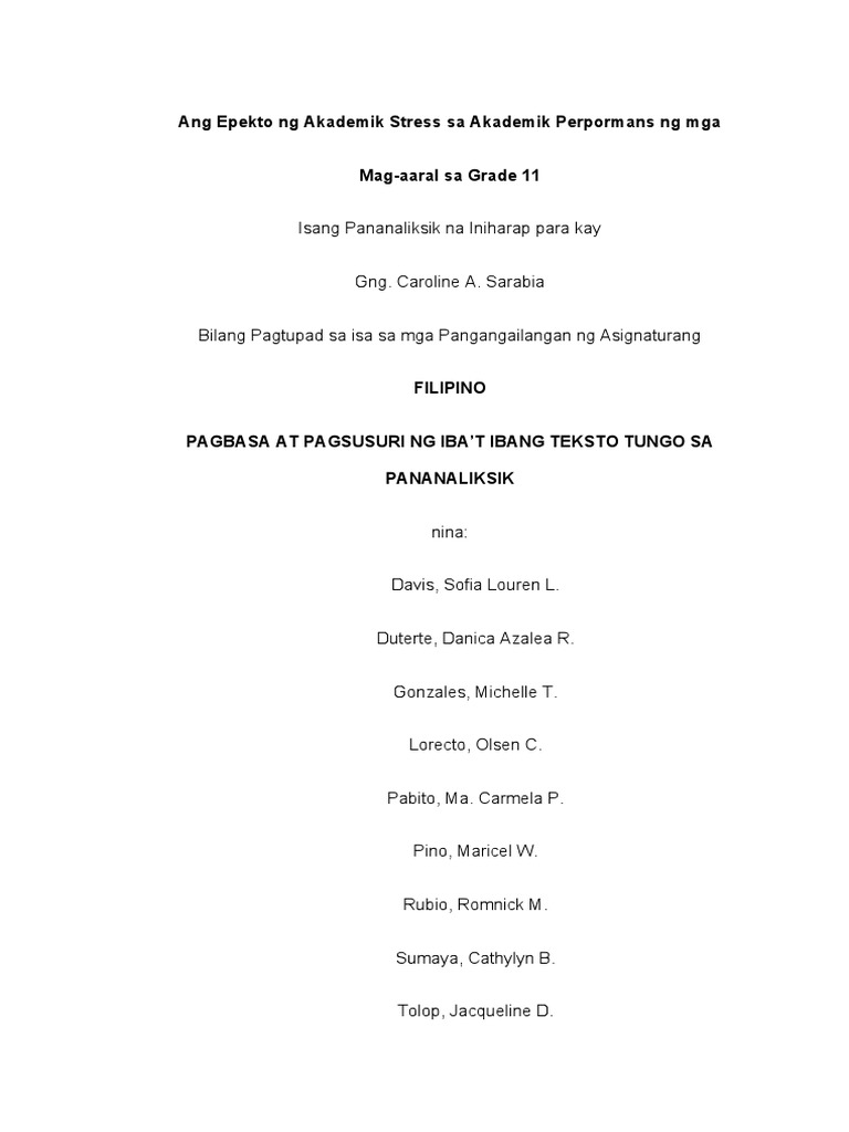 Pananaliksik Pdf