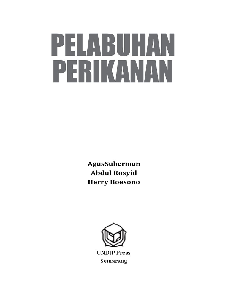 Buku Pelabuhan Perikanan - Agus Suherman, DKK | PDF