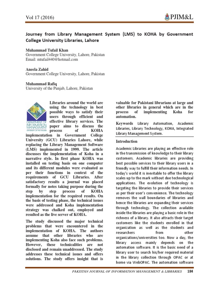 Library Management Journal | PDF | Libraries | Superuser