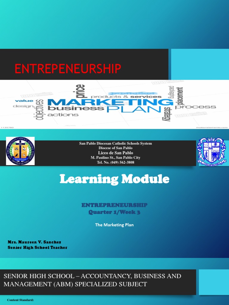 Entrepreneurship Quarter 2 Week 3 | Download Free PDF | Marketing ...