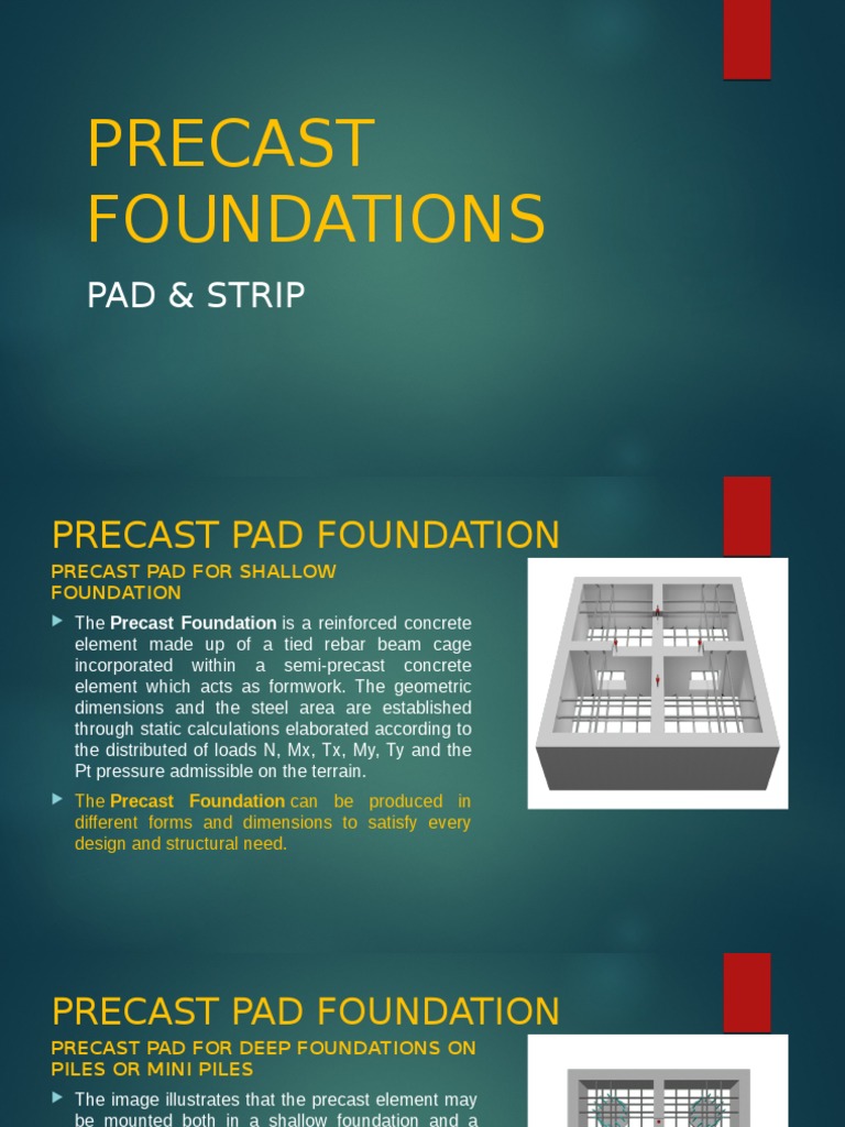 Precast Foundations3 | PDF | Precast Concrete | Deep Foundation