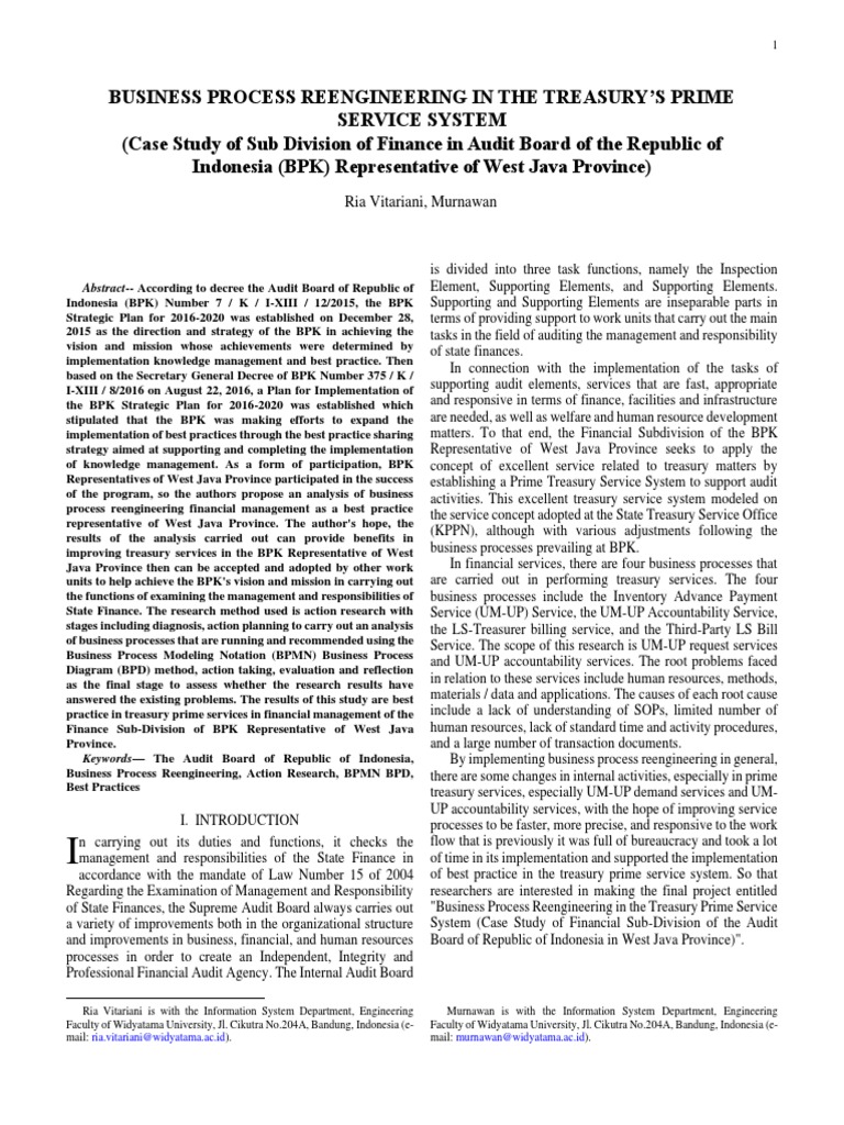 Jurnal Ria Vitariani 1117124018 English | PDF | Business Process | Audit