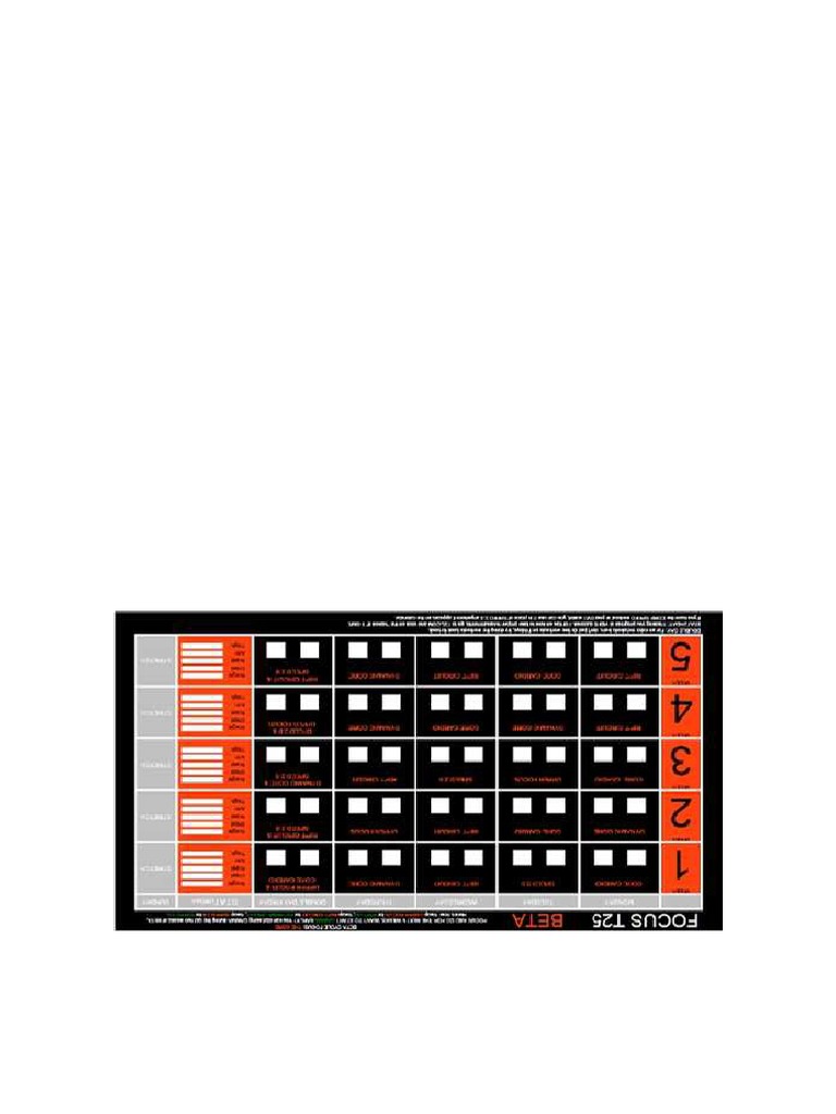 Focus T25 Beta Calendar | PDF