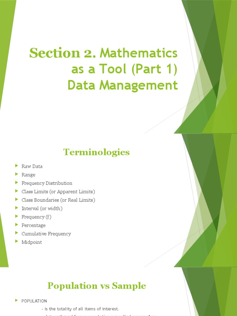 Section 2 Part 1 | PDF | Mode (Statistics) | Mean