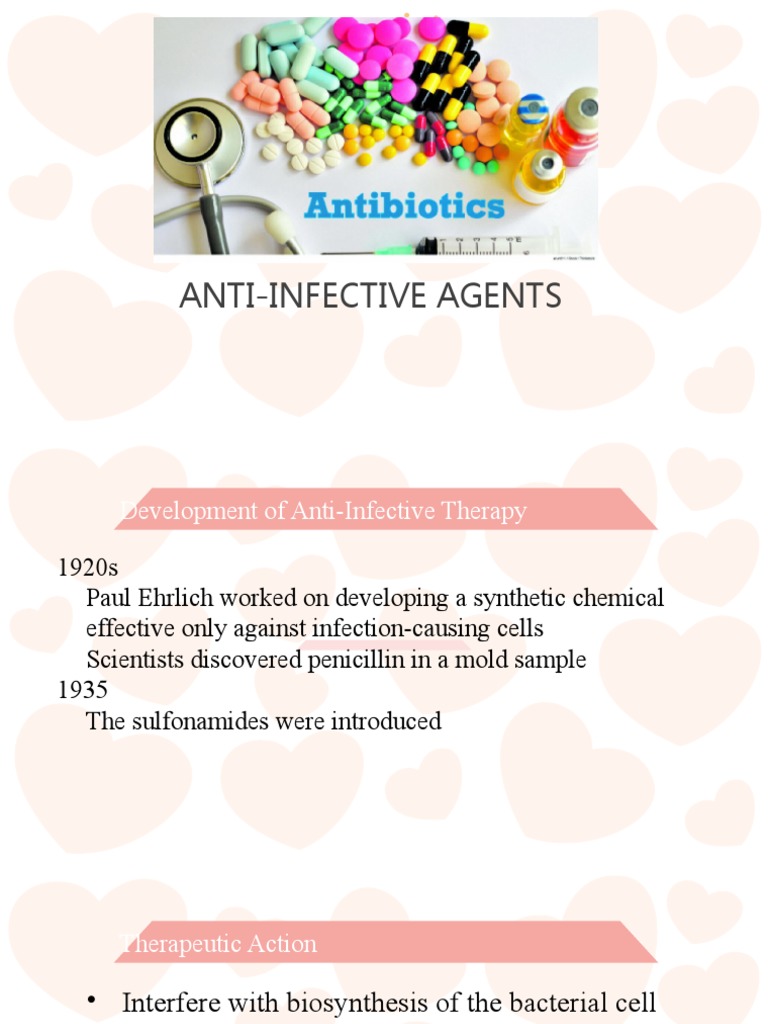 Anti Infectives | PDF | Infection | Antiviral Drug