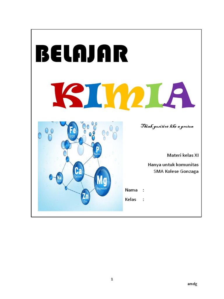 Modul Kimia Xi Bab Iv 2021 | PDF