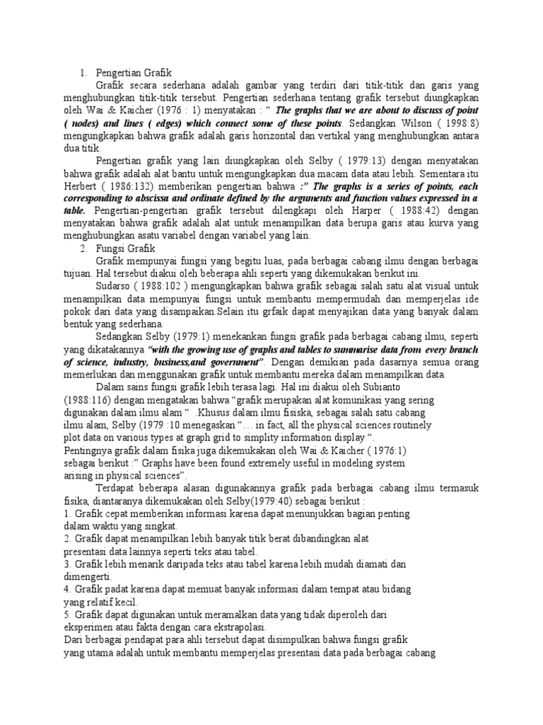 Pengertian Grafik | PDF