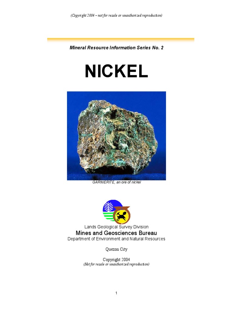 02 Nickel | PDF | Nickel | Chemical Elements