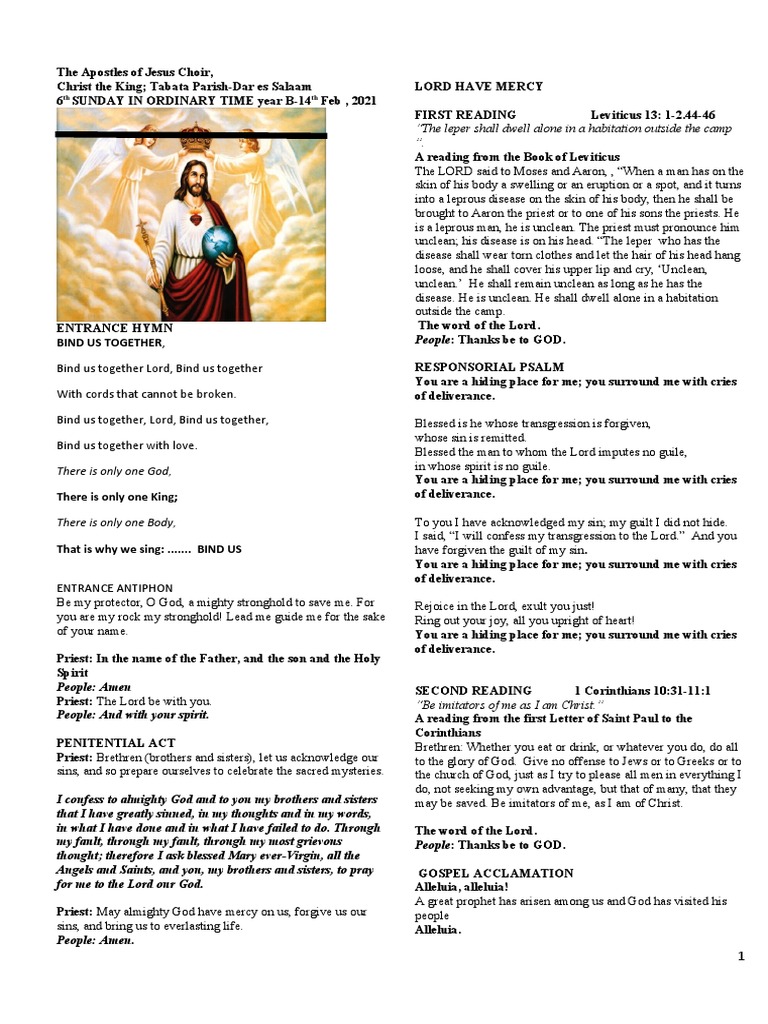 The Leper Shall Dwell Alone in A Habitation Outside The Camp | PDF ...