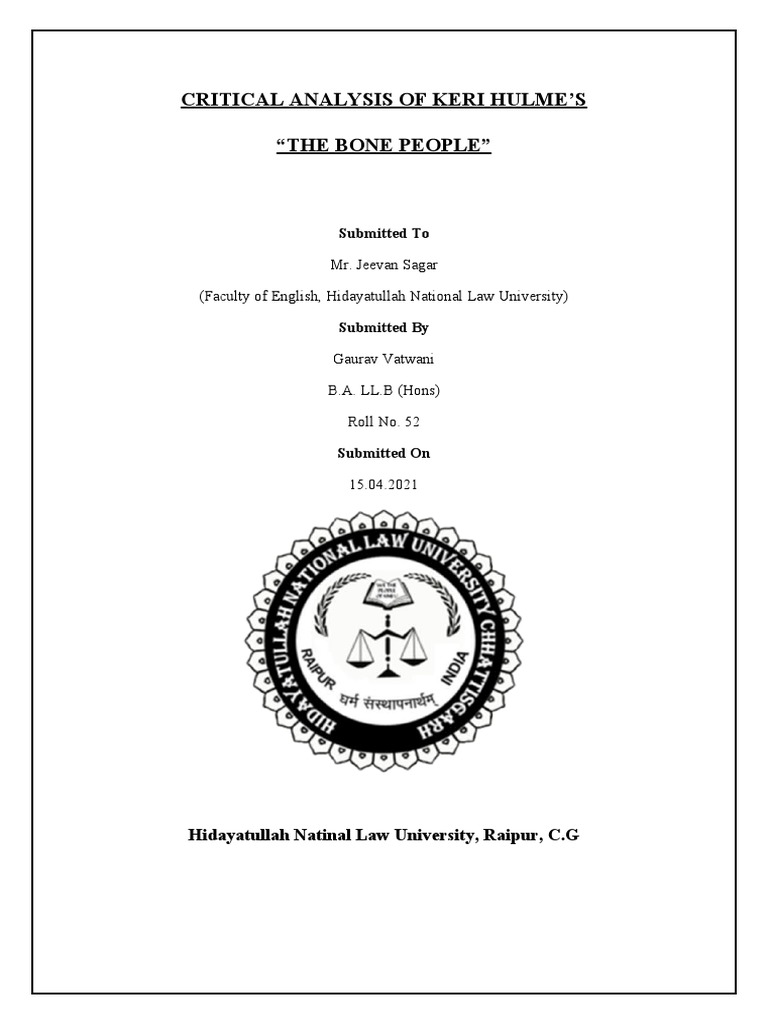 Critical Analysis of "The Bone People" | PDF | Narration