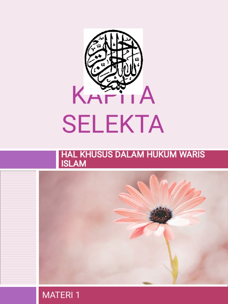 Waris Islam - Kapita Selekta Waris Islam | PDF